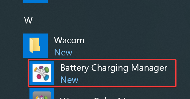 MobileStudio Pro 2016에서 Battery Charge Manager 사용 방법 – Wacom Sandbox